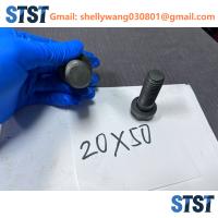 China Heavy Duty And Heavy Strength M20×50 Excavator Track Bolts And Nuts Bulldozer Undercarriage Parts for sale