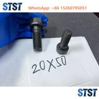 China Heavy Duty And Heavy Strength M20×50 Excavator Track Bolts And Nuts Bulldozer Undercarriage Parts for sale