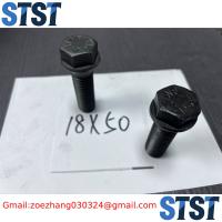 China M18x50 Track Bolt Bulldozer Components High Tensile Strength And Heavy Duty Fastening for sale