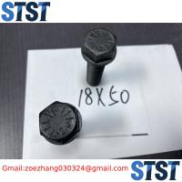 China M18x50 Track Bolt Bulldozer Components High Tensile Strength And Heavy Duty Fastening for sale