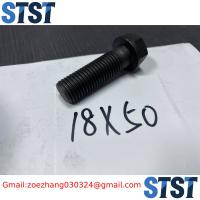China Track Bolts And Nuts M18x50mm Track Fasteners For Excavator & Bulldozer for sale