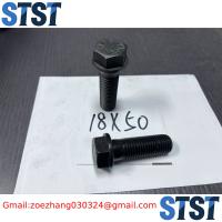 China Track Bolts And Nuts M18x50mm Track Fasteners For Excavator & Bulldozer for sale