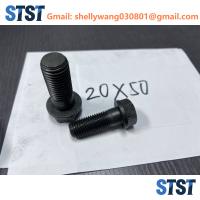 China Excavator & Bulldozer Undercarriage Replacement Part M20×50 Track Fasteners High Wear Resistant for sale