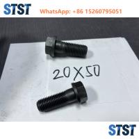 China Excavator & Bulldozer Undercarriage Replacement Part M20×50 Track Fasteners High Wear Resistant for sale