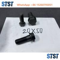 China Excavator & Bulldozer Undercarriage Replacement Part M20×50 Track Fasteners High Wear Resistant for sale