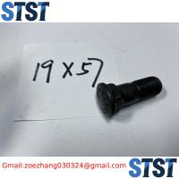 China Low Maintenance Requirements M19x57mm Bolts And Nuts For Excavator & Bulldozer Undercarriage Parts for sale