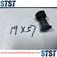 China Low Maintenance Requirements M19x57mm Bolts And Nuts For Excavator & Bulldozer Undercarriage Parts for sale