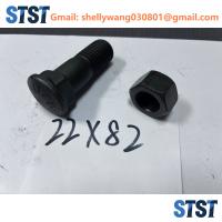 China High Tensile Track Bolts And Nuts M22×82 Track Fasteners Undercarriage Bolts for sale