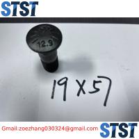 China M19x57mm Bulldozer Excavator Track Bolts Superior Wear Resistance for sale