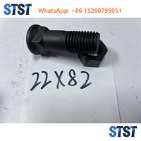 China Long Service Life Bulldozer Excavator Undercarriage Parts Replacement Track Bolts And Nuts M22×82 for sale
