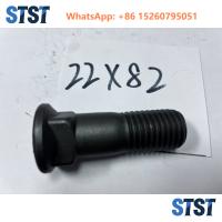 China Long Service Life Bulldozer Excavator Undercarriage Parts Replacement Track Bolts And Nuts M22×82 for sale