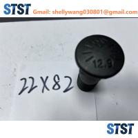 China Long Service Life Bulldozer Excavator Undercarriage Parts Replacement Track Bolts And Nuts M22×82 for sale