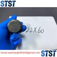 China Heavy Duty Fastening M22x60mm Track Bolts Bulldozer Undercarriage Parts High Tensile Strength for sale
