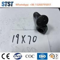 China Heavy Duty M19×70 Replacement Track Bolts And Nuts For Excavator Heavy Strength for sale