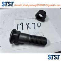 China Heavy Duty M19×70 Replacement Track Bolts And Nuts For Excavator Heavy Strength for sale