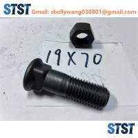 China High Wear Resistant Bulldozer Undercarriage Parts Replacement Track Fasteners M19×70 for sale