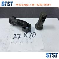 China Heavy Duty Excavator Or Bulldozer Undercarriage Parts M22×70 Track Bolt And Nut for sale