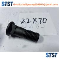 China High Wear Resistant M22×70 Track Fasteners For Excavator Or Bulldozer Track Link Assy for sale