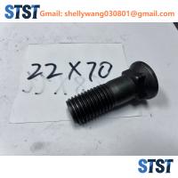 China High Wear Resistant M22×70 Track Fasteners For Excavator Or Bulldozer Track Link Assy for sale