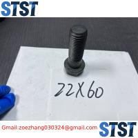 China Strong Clamping Force And Anti Loosening M22x60mm Track Fasteners For Excavator & Bulldozer for sale