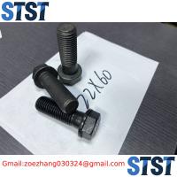 China Strong Clamping Force And Anti Loosening M22x60mm Track Fasteners For Excavator & Bulldozer for sale