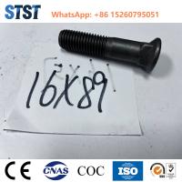 China High Tensile And Corrosion Resistant M16×89 Track Bolts And Nuts For Excavator Or Bulldozer for sale