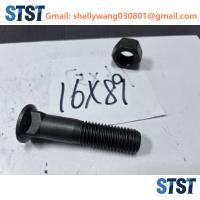 China High Tensile And Corrosion Resistant M16×89 Track Bolts And Nuts For Excavator Or Bulldozer for sale