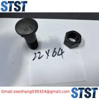 China Impact Resistant Undercarriage Excavator Parts M22x64mm Track Fasteners for sale