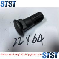 China Impact Resistant Undercarriage Excavator Parts M22x64mm Track Fasteners for sale