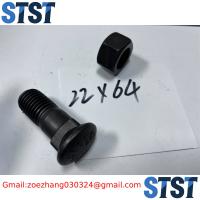China Impact Resistant Undercarriage Excavator Parts M22x64mm Track Fasteners for sale