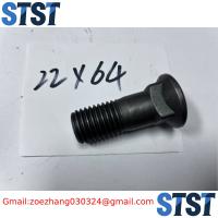 China M22x64mm Excavator Fasteners For Excavator & Undercarriage Bulldozer Track Parts for sale