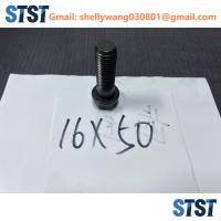 China Heavy Duty Excavator Undercarriage Parts Heavy Strength Alloy Steel M16×50 Track Fasteners for sale