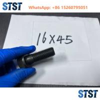 China Heavy Duty Track Bolts And Nuts M16×45 For Excavator Or Bulldozer  Forged Alloy Steel for sale