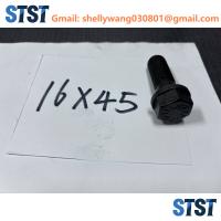 China Heavy Duty Track Bolts And Nuts M16×45 For Excavator Or Bulldozer  Forged Alloy Steel for sale