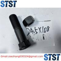 China M24.5x108mm Track Fasteners Bulldozer Accessories 40Cr Alloy Steel for sale