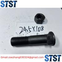 China M24.5x108mm Track Fasteners Bulldozer Accessories 40Cr Alloy Steel for sale