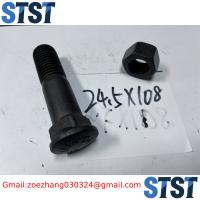 China M24.5x108mm Track Fasteners Bulldozer Accessories 40Cr Alloy Steel for sale