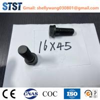 China High Wear Resistant Excavator Undercarriage Parts Replacement M16×45 Track Fasteners Heavy Strength for sale