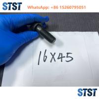 China High Wear Resistant Excavator Undercarriage Parts Replacement M16×45 Track Fasteners Heavy Strength for sale
