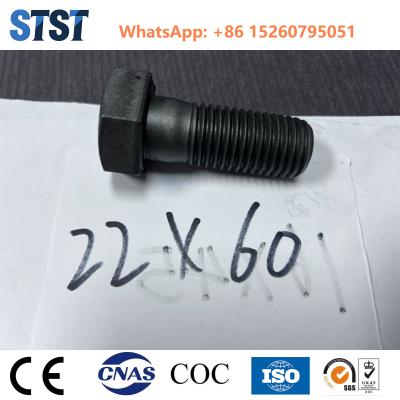 China High Wear Resistant Bulldozer Excavator Track Bolt Replacement Part M22×60 Bolts And Nuts High Strength for sale