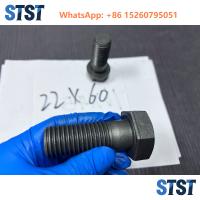 China High Wear Resistant Bulldozer Excavator Track Bolt Replacement Part M22×60 Bolts And Nuts High Strength for sale