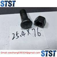 China Precision Rolled Threads And Anti Loosening Excavator Track Bolt M25.4x76mm for sale