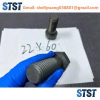 China Heavy Load Capacity Excavator Undercarriage Parts M22×60 Replacement Track Fasteners for sale