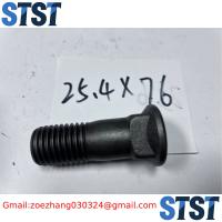 China M25.4x76 Track Bolts And Nuts For Excavator & Bulldozer Accessories for sale