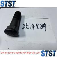 China Mining Grade Fastening Bulldozer Undercarriage Parts Heavy Impact Endurance M25.4x89 Excavator Track Bolts for sale