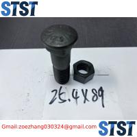 China Abrasion Tolerant Surface M25.4x89 Track Bolts And Nuts Track Fasteners for sale