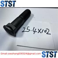 China M25.4x102mm Excavator Track Bolts Optimized Preload Retention & Vibration Load Reliability for sale
