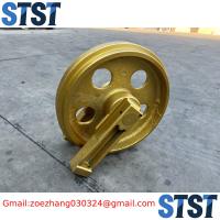 China Reduced Edge Wear & Stable Chain Engagement Idler Undercarriage PC100 Guide Wheel for sale