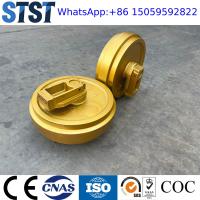 China PC200 Excavator Front Idler High Strength Steel Construction And Precision Forged Wheel Body for sale