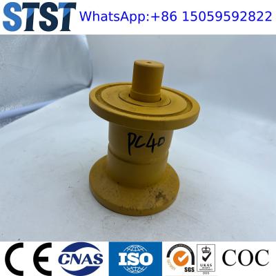 China Abrasion Resistant Contact Surface Undercarriage Parts Of Excavator PC40 Carrier Roller for sale